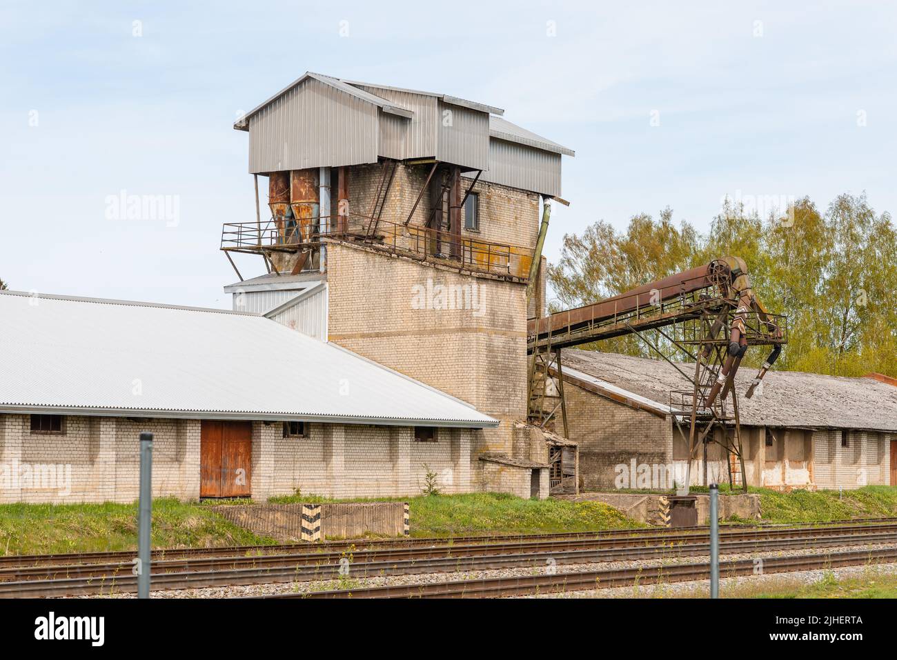 Old rusting train tracks at an abandoned steel mill.Abandoned Steel ...