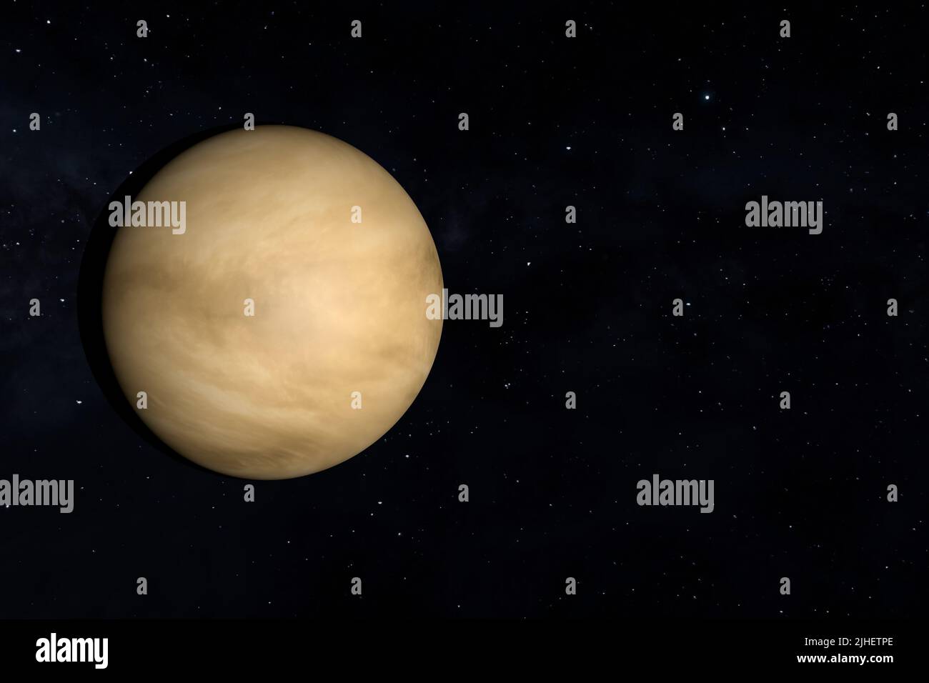 Venus is one of the planets in the solar system. 3d illustration Stock ...