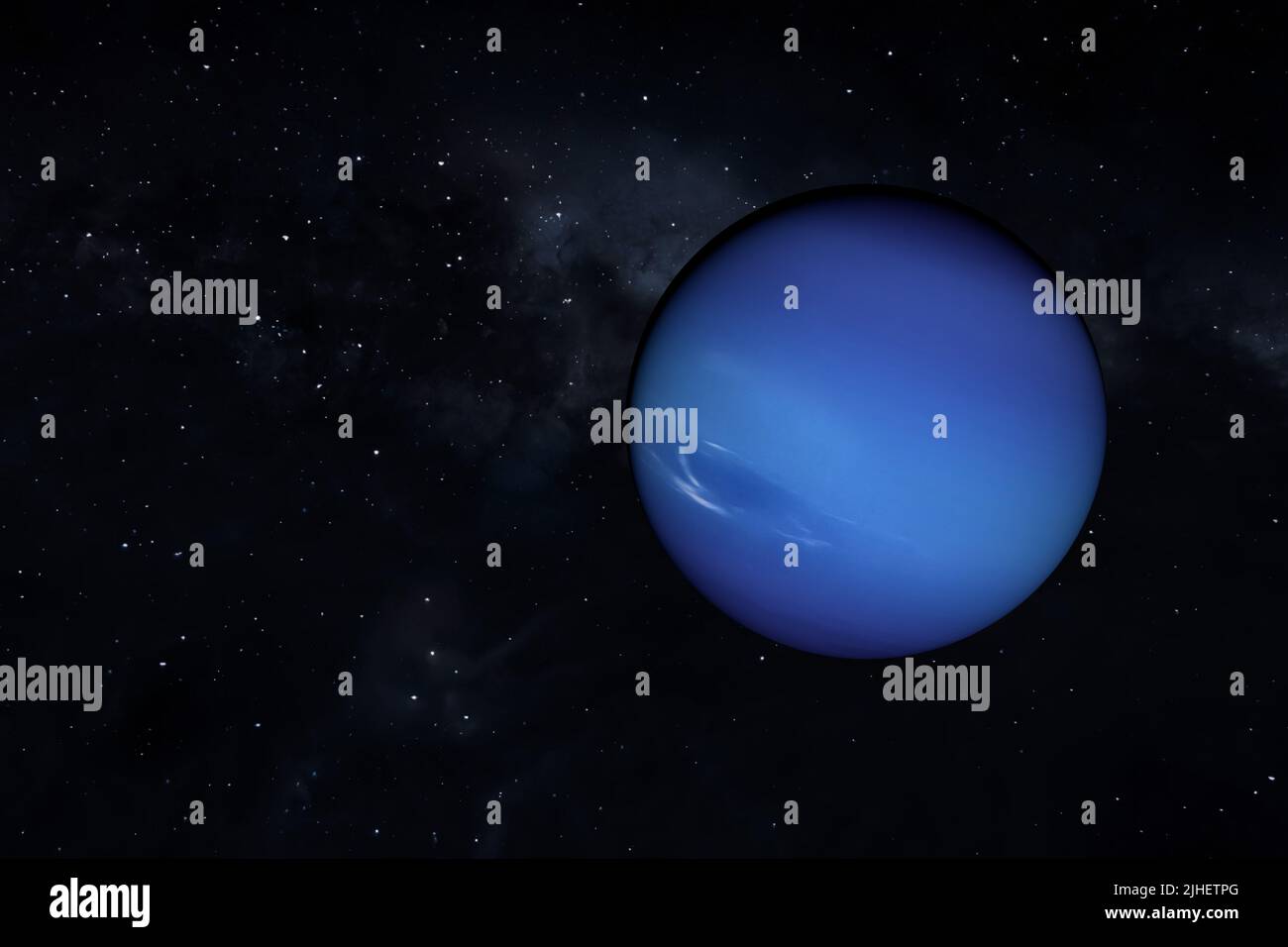 Neptune satellite rendering hi-res stock photography and images - Alamy