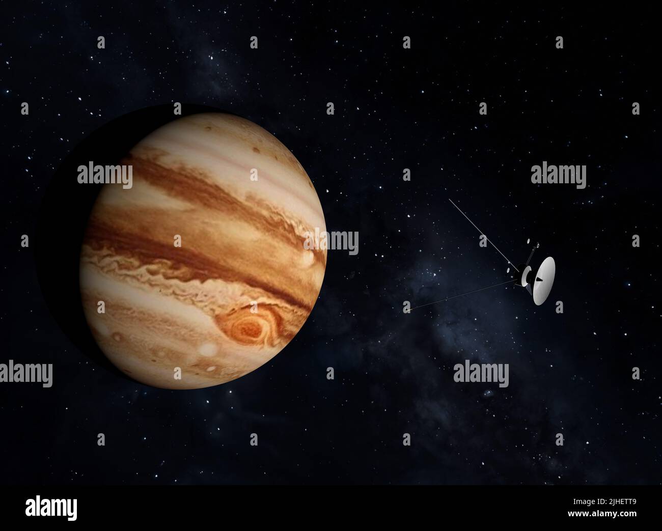 3d rendering of a spaceship jupiter hi-res stock photography and images ...