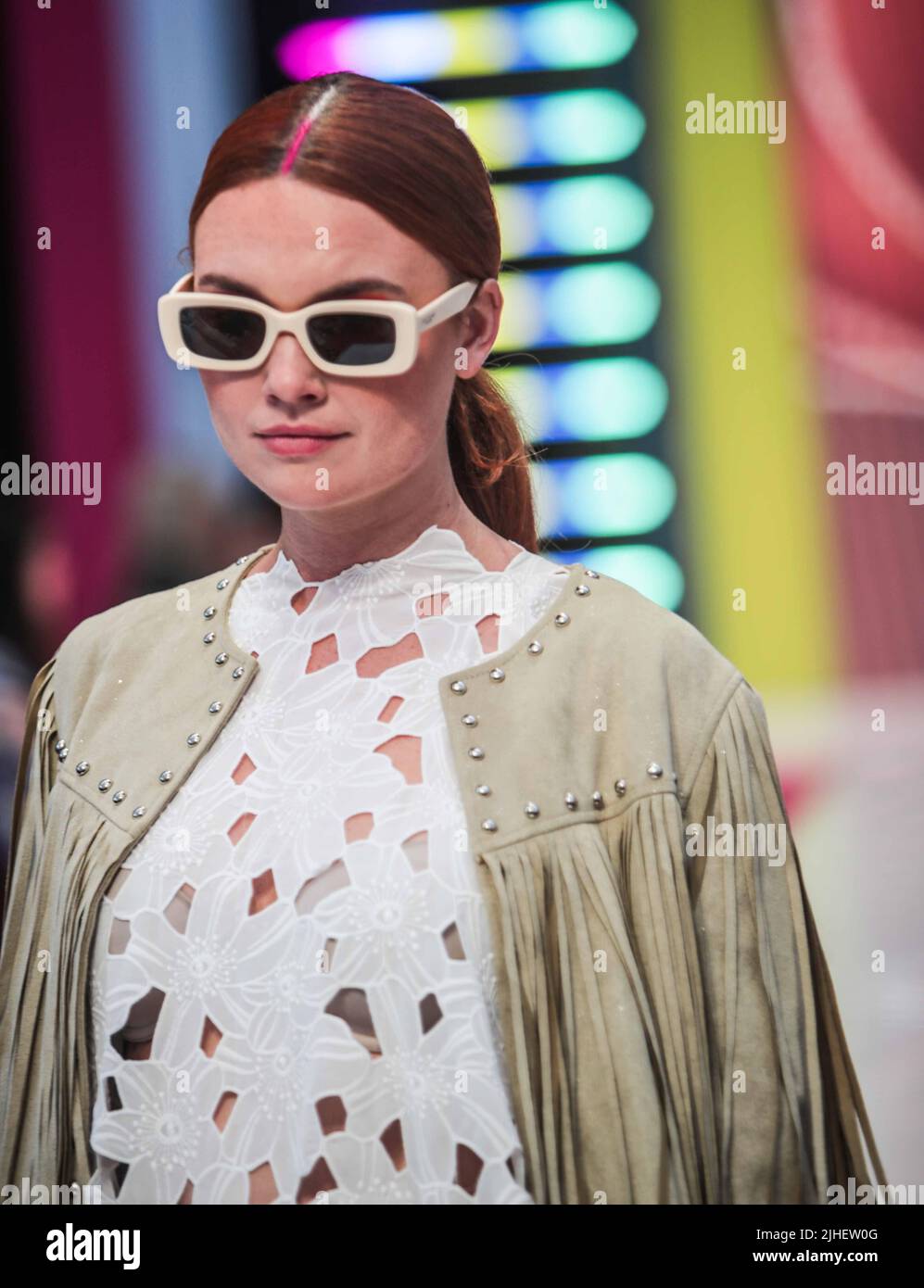 London UK 18 July 2022 Natural Nouveau Runway show at the UK's leading ...
