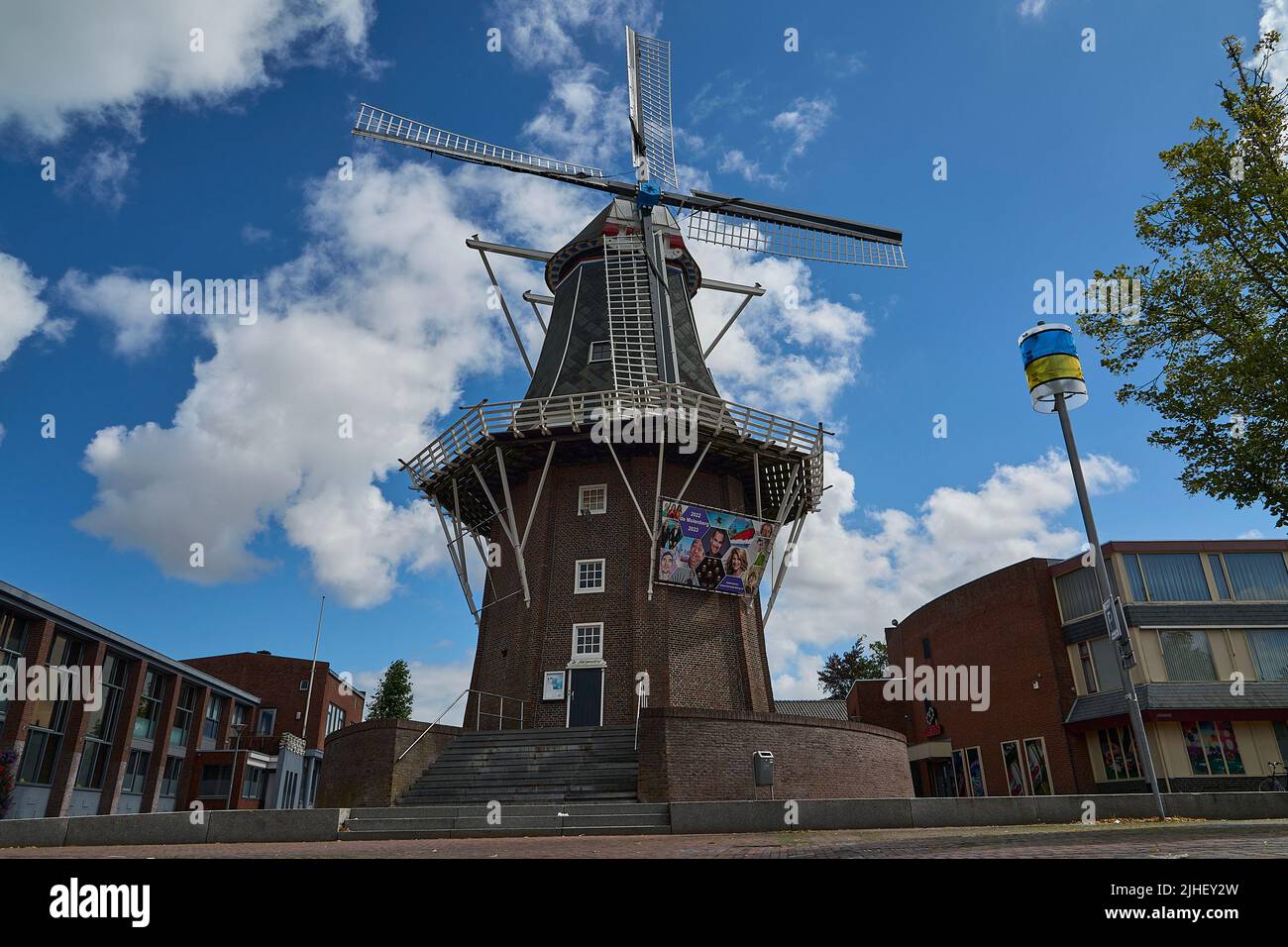 Delfzijl, Netherlands - 07 16 2022: old fashioned and traditional ...