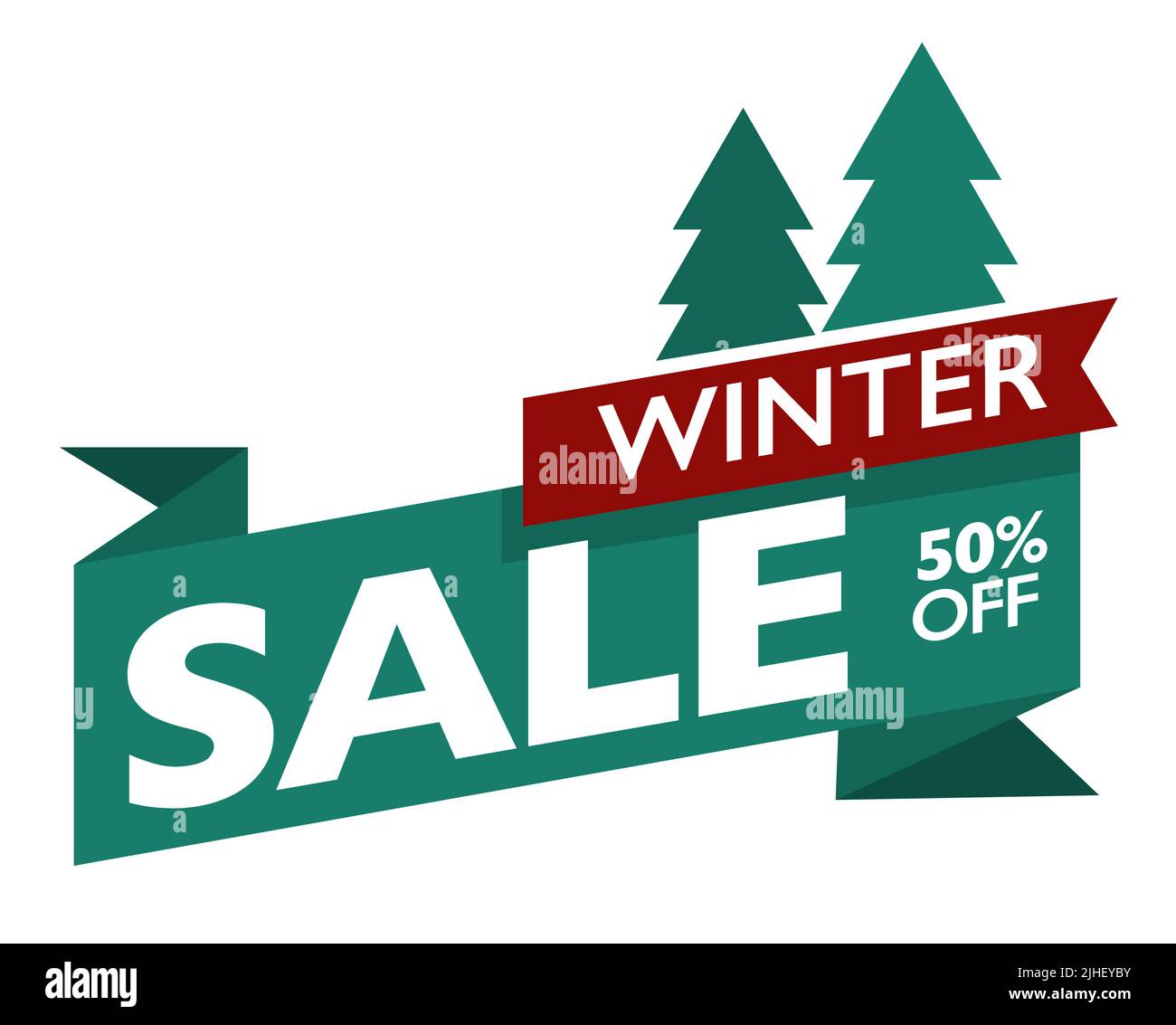 Winter sale vector poster. Banner sign Stock Vector Image & Art - Alamy