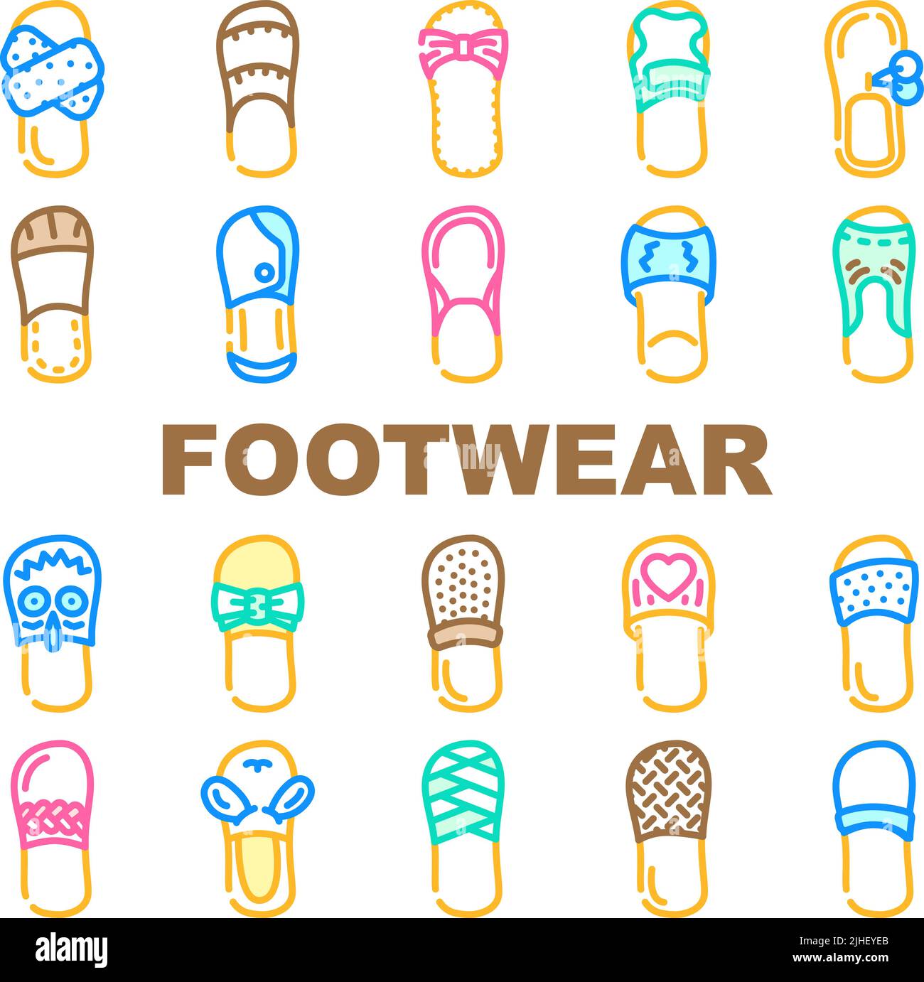Shoes wicker Stock Vector Images - Alamy