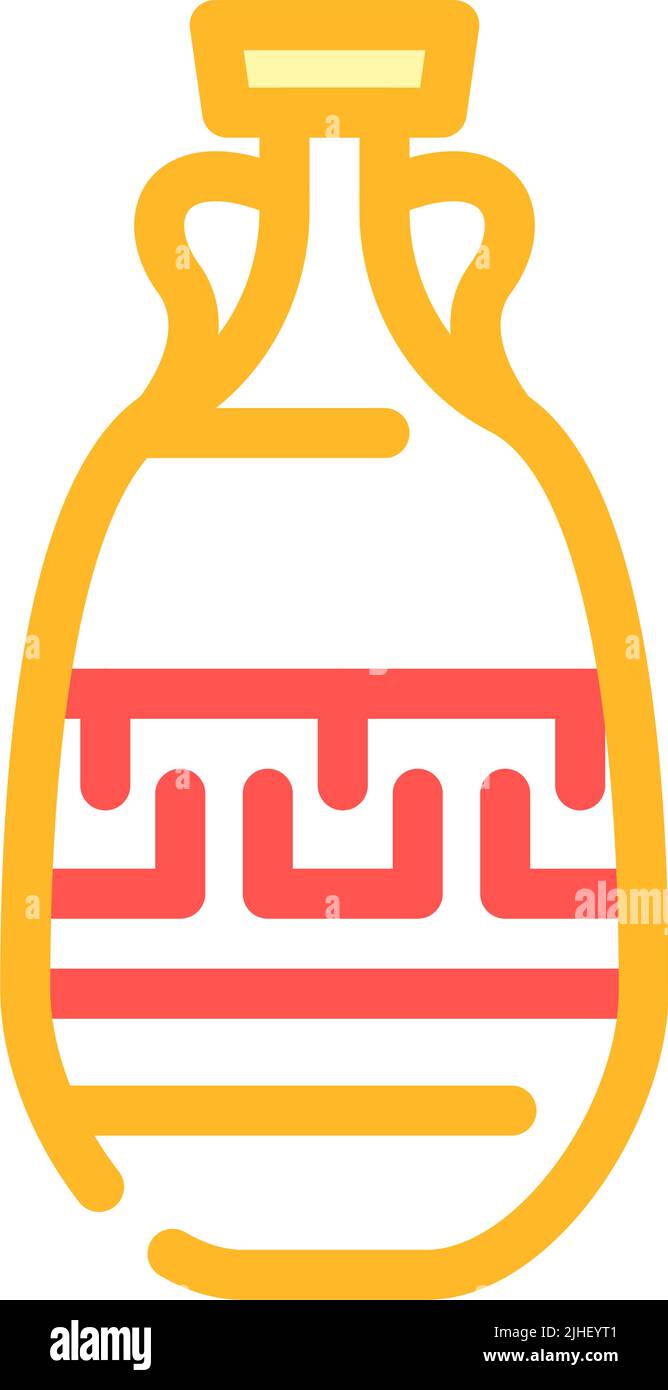 stylish amphora color icon vector illustration Stock Vector Image & Art ...