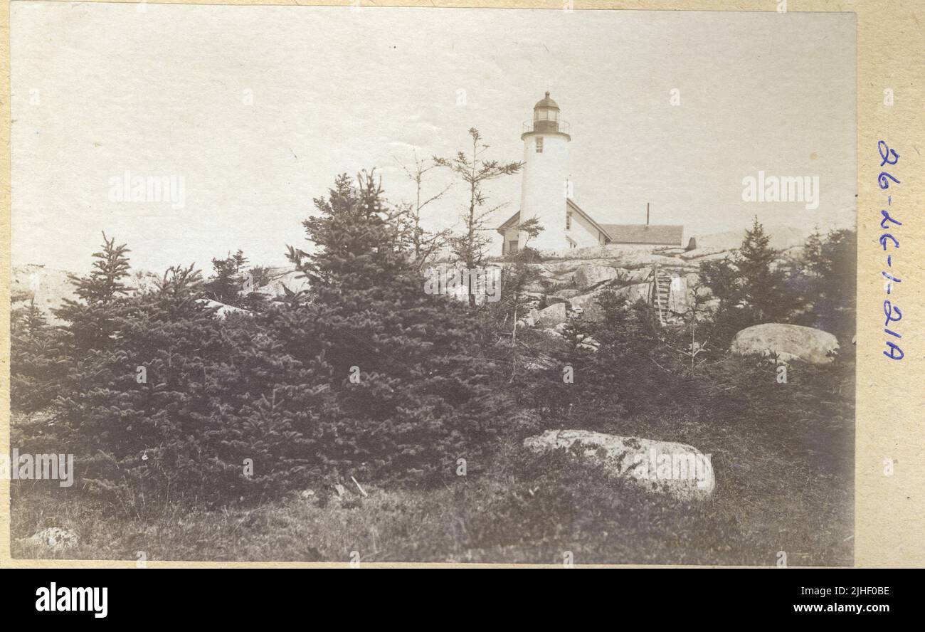 Baker island lighthouse hi-res stock photography and images - Alamy