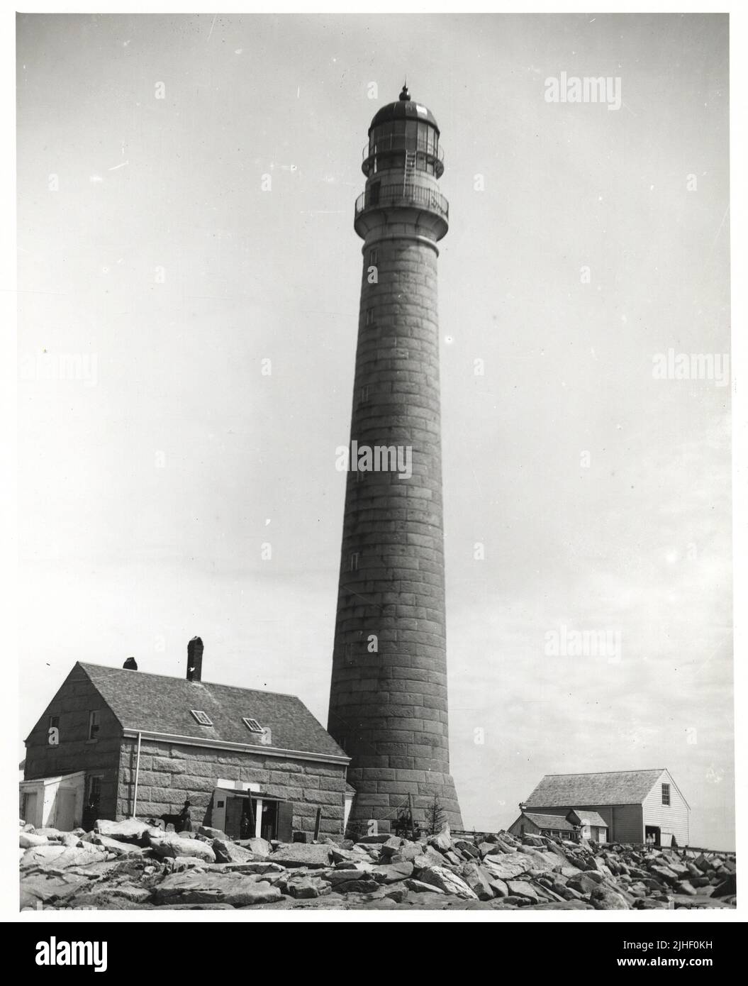 Boon Island -- Maine. Boon Island Light Station, Maine Stock Photo - Alamy
