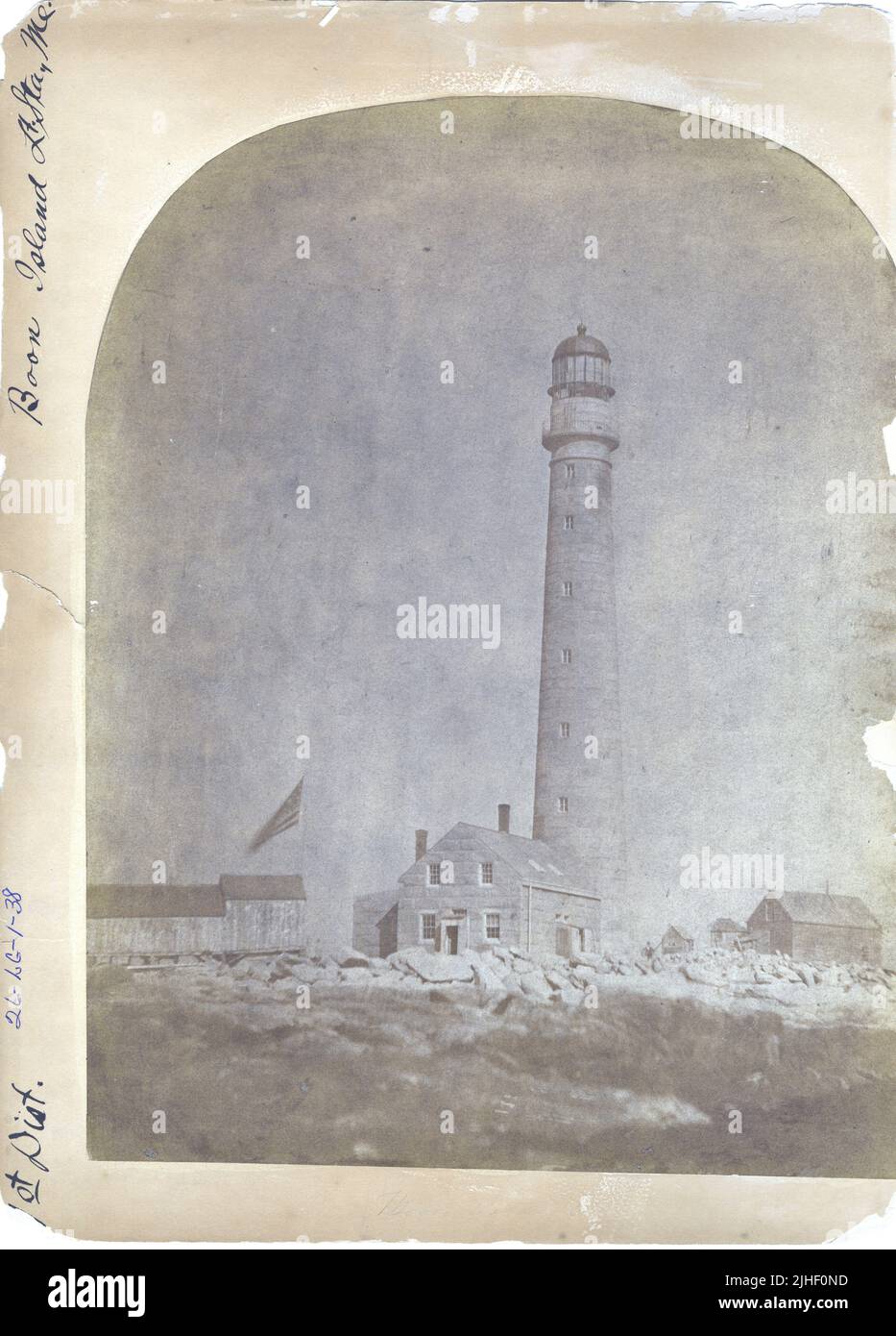 Boon Island -- Maine. Boon Island Light Station, Maine Stock Photo - Alamy