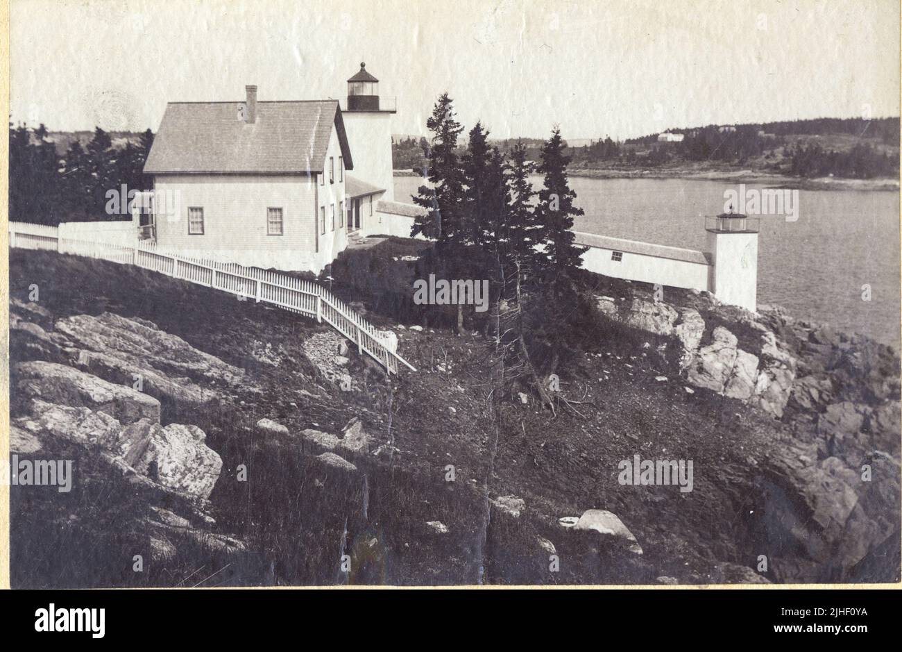 Burnt Coat Harbor -- Maine. Burnt Coat Harbor Light Station, Maine ...