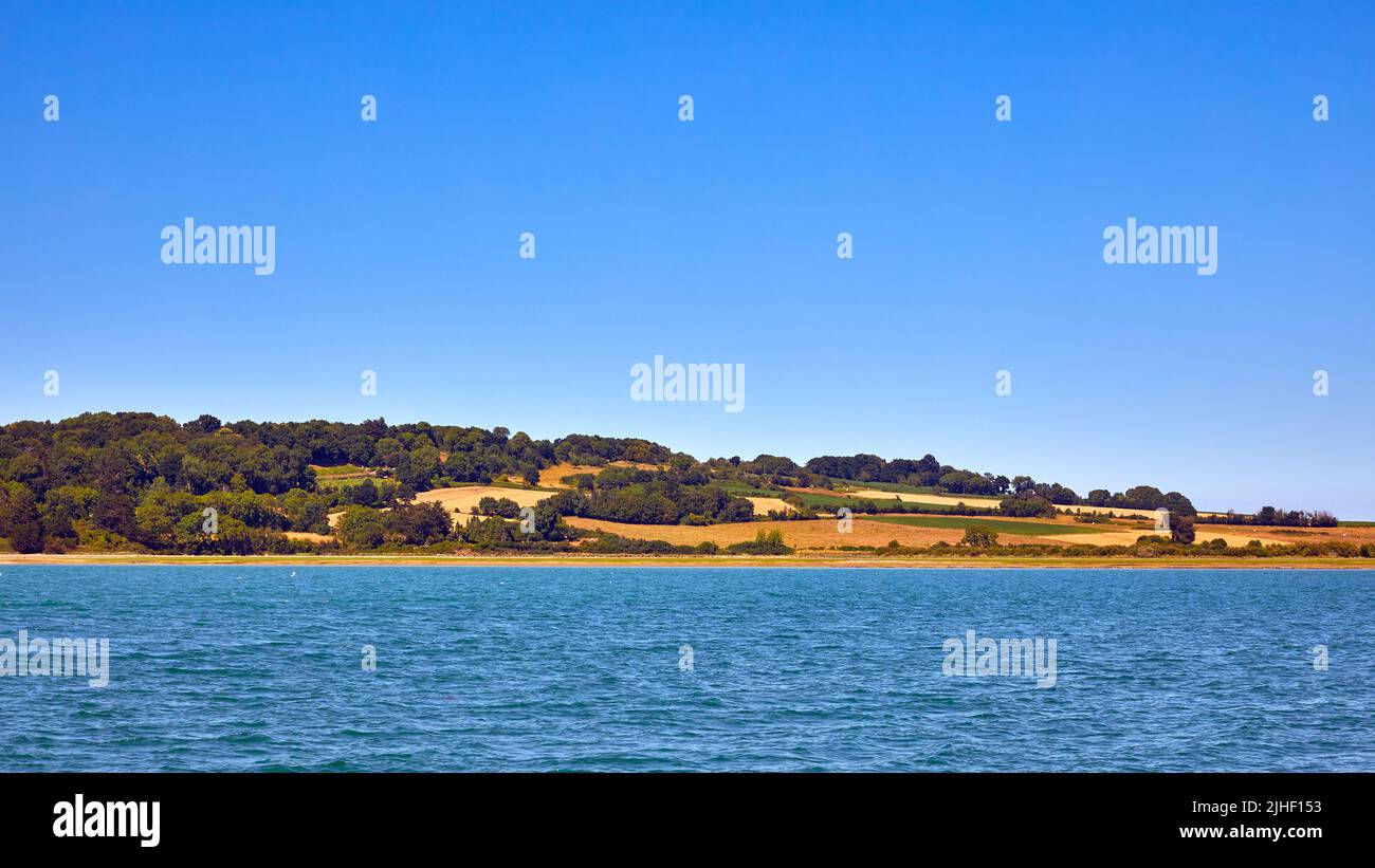 Image of the river bank of the River Rance, France Stock Photo - Alamy