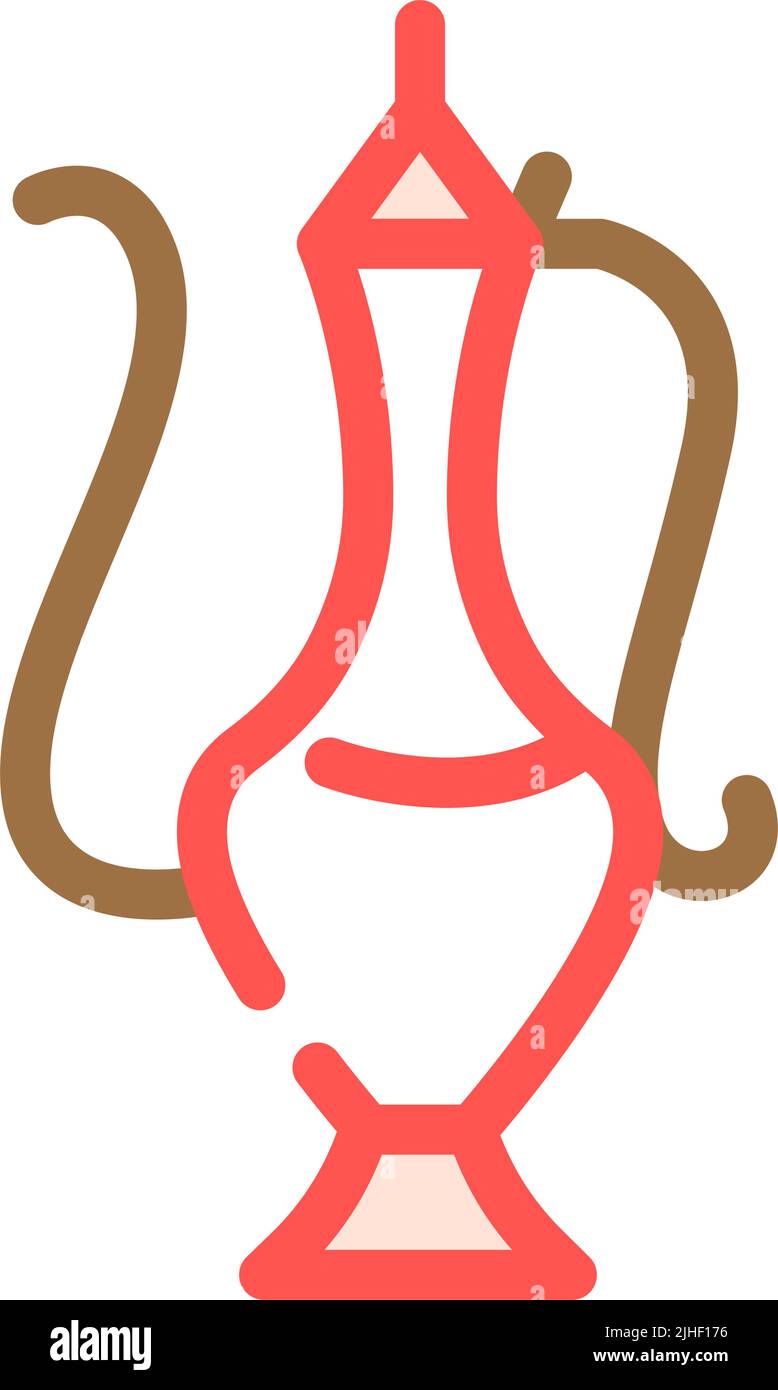 arabian pot color icon vector illustration Stock Vector Image & Art - Alamy