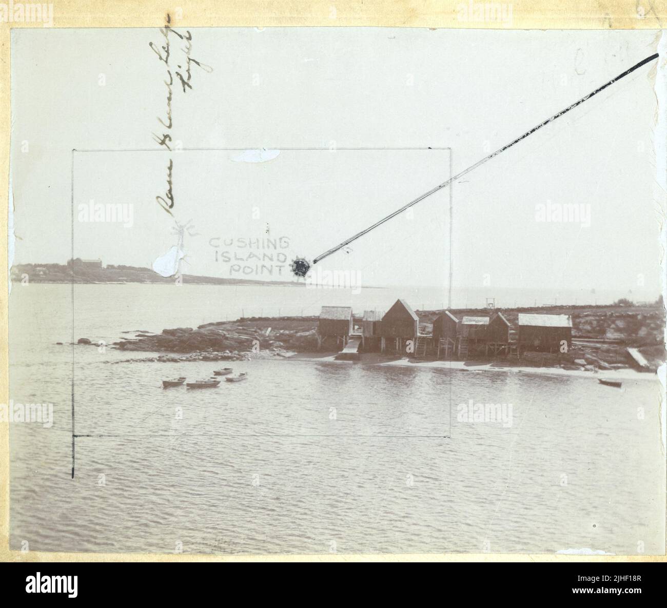 Cushing Island Point -- Maine. Cushing Island Point Stock Photo - Alamy