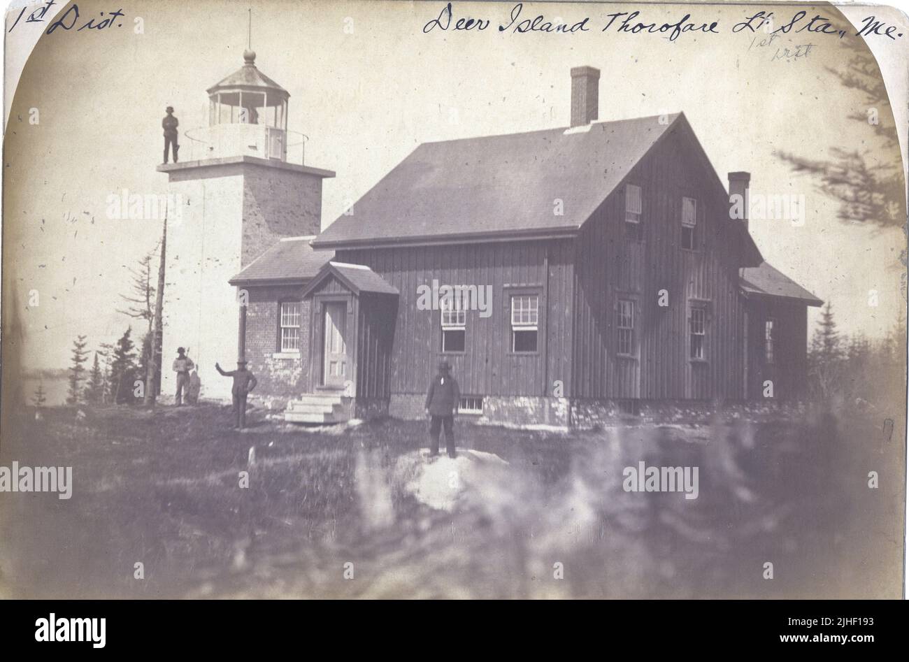 Deer Island Thorofare -- Maine. Deer Island Thorofare Light Station ...