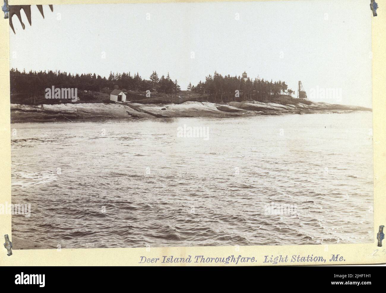Deer Island Thorofare -- Maine. Deer Island Thorofare Light Station ...