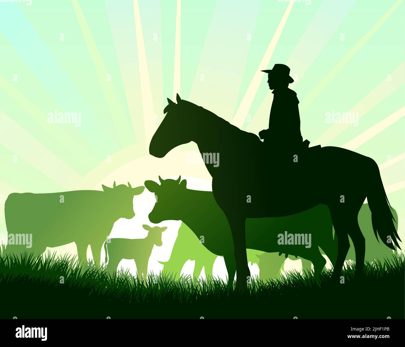 Milk silhouette cow in Stock Vector Images - Alamy