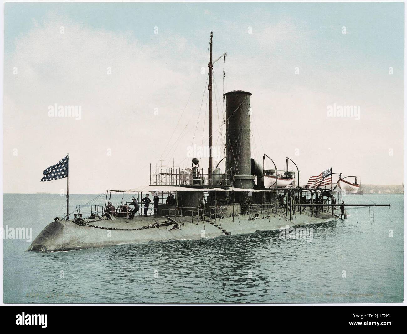 Harbor Defense ironclad Ram " Katahdin " from the article THE NEWEST ...
