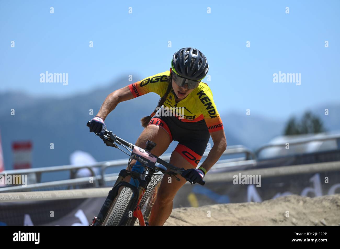 Vallnord, Andorra . July 15 2022 . UCI Mountain Bike World Cup 2022 ...