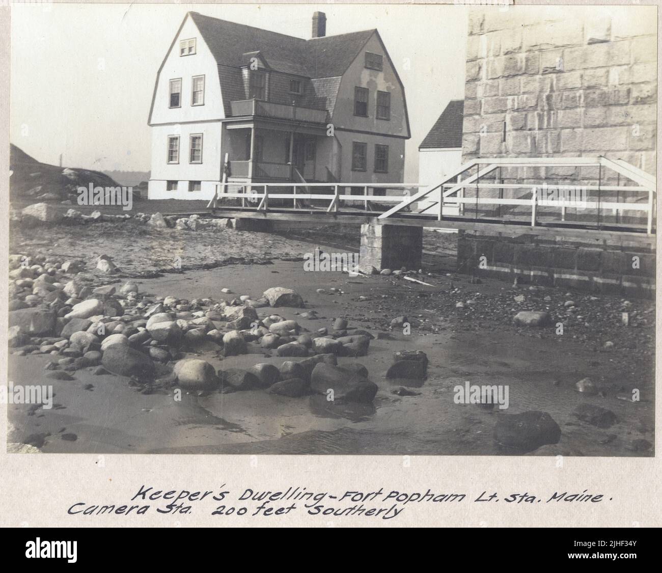 Fort Popham -- Maine. Keeper's Dwelling, Fort Popham Light Station ...