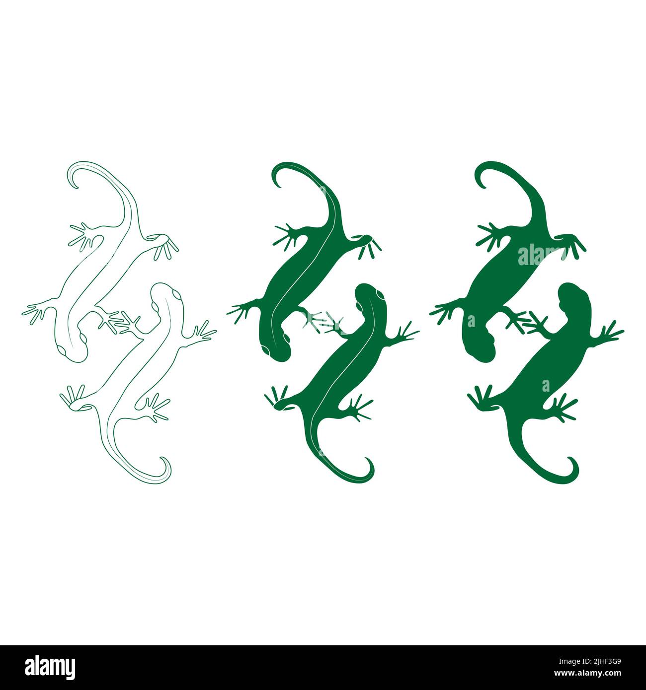 Colorful Gecko Tattoo