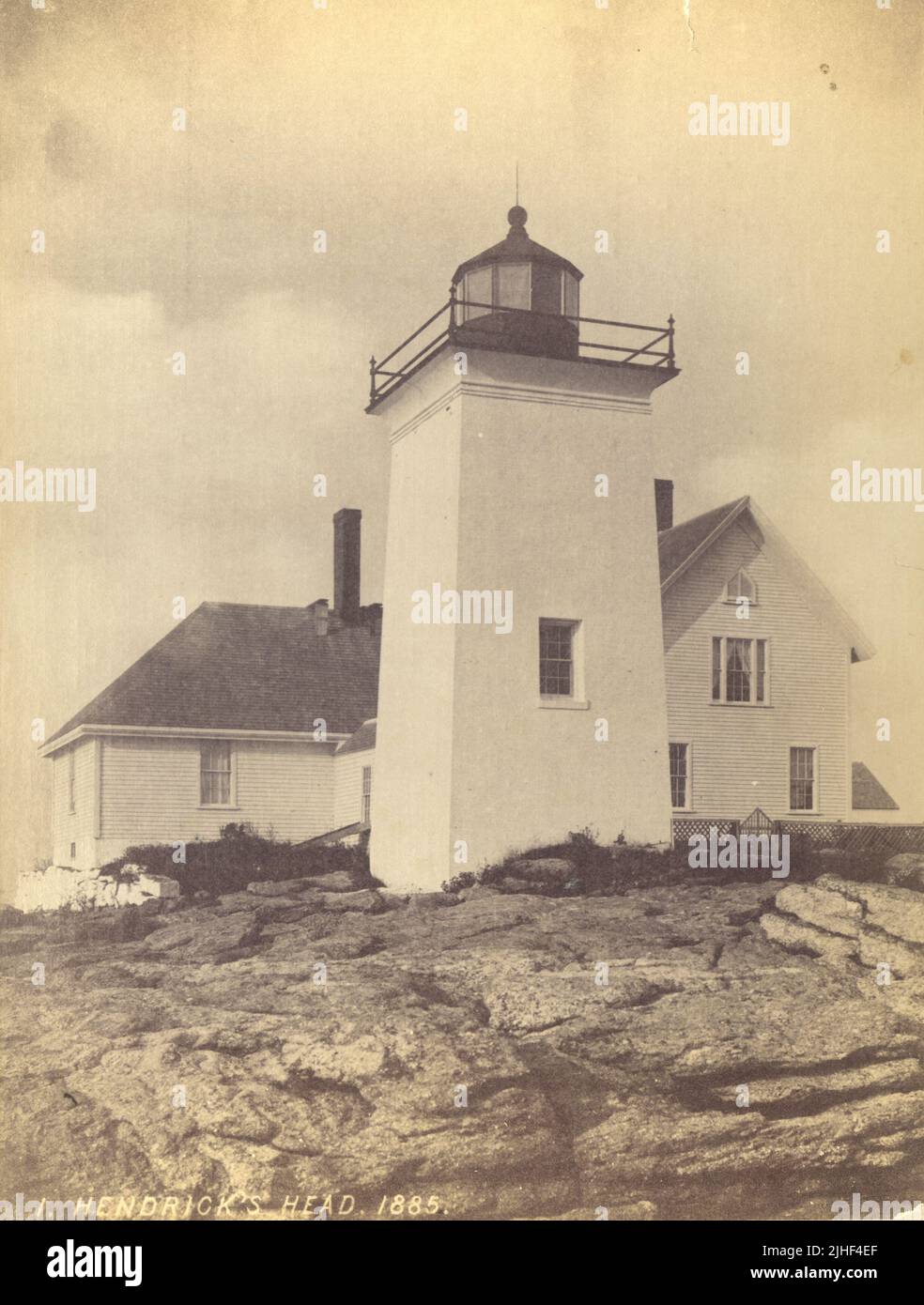 Hendricks head lighthouse hi-res stock photography and images - Alamy