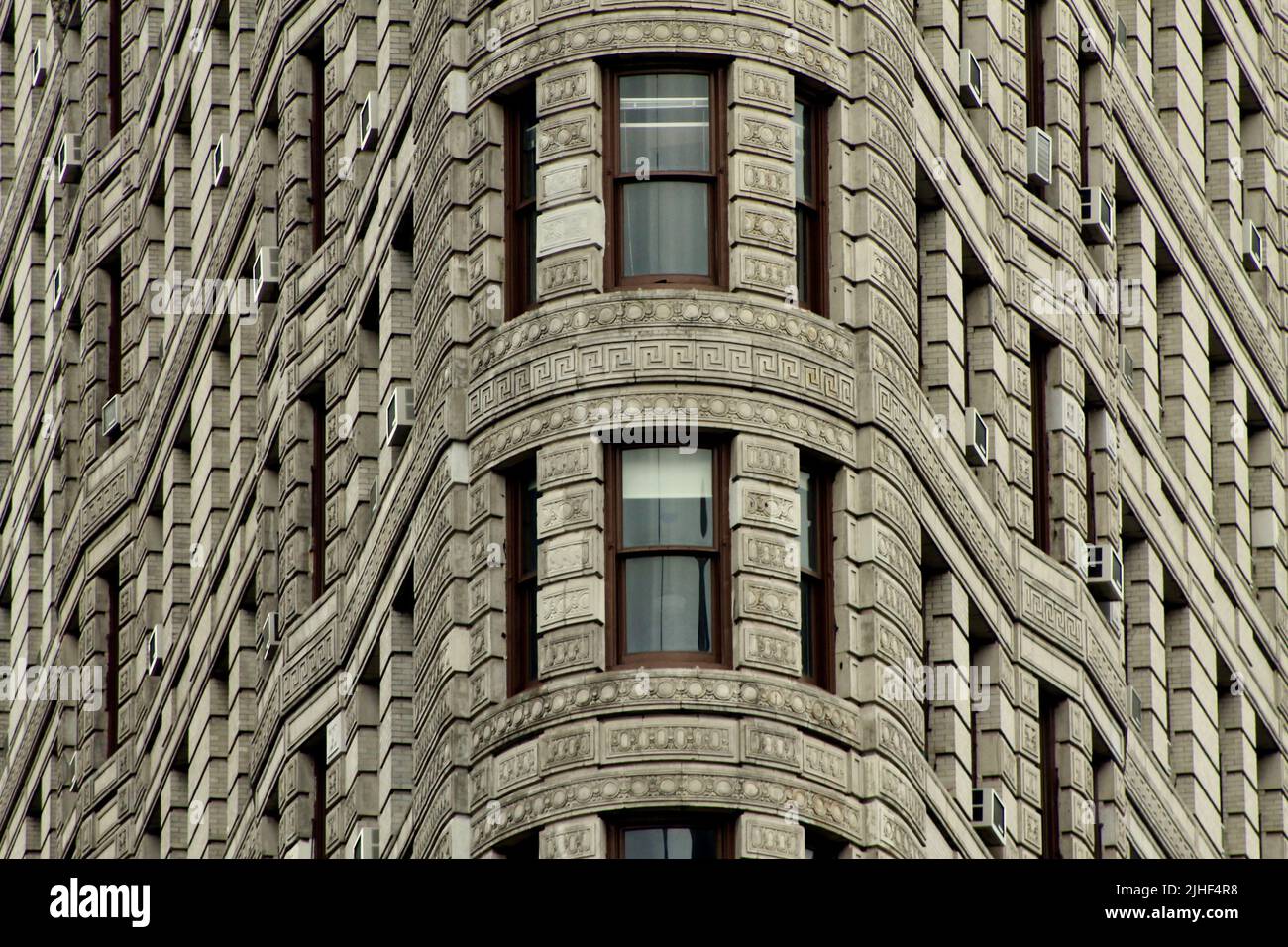 Close-up of the Flatiron Building in Manhattan, New York City Stock ...