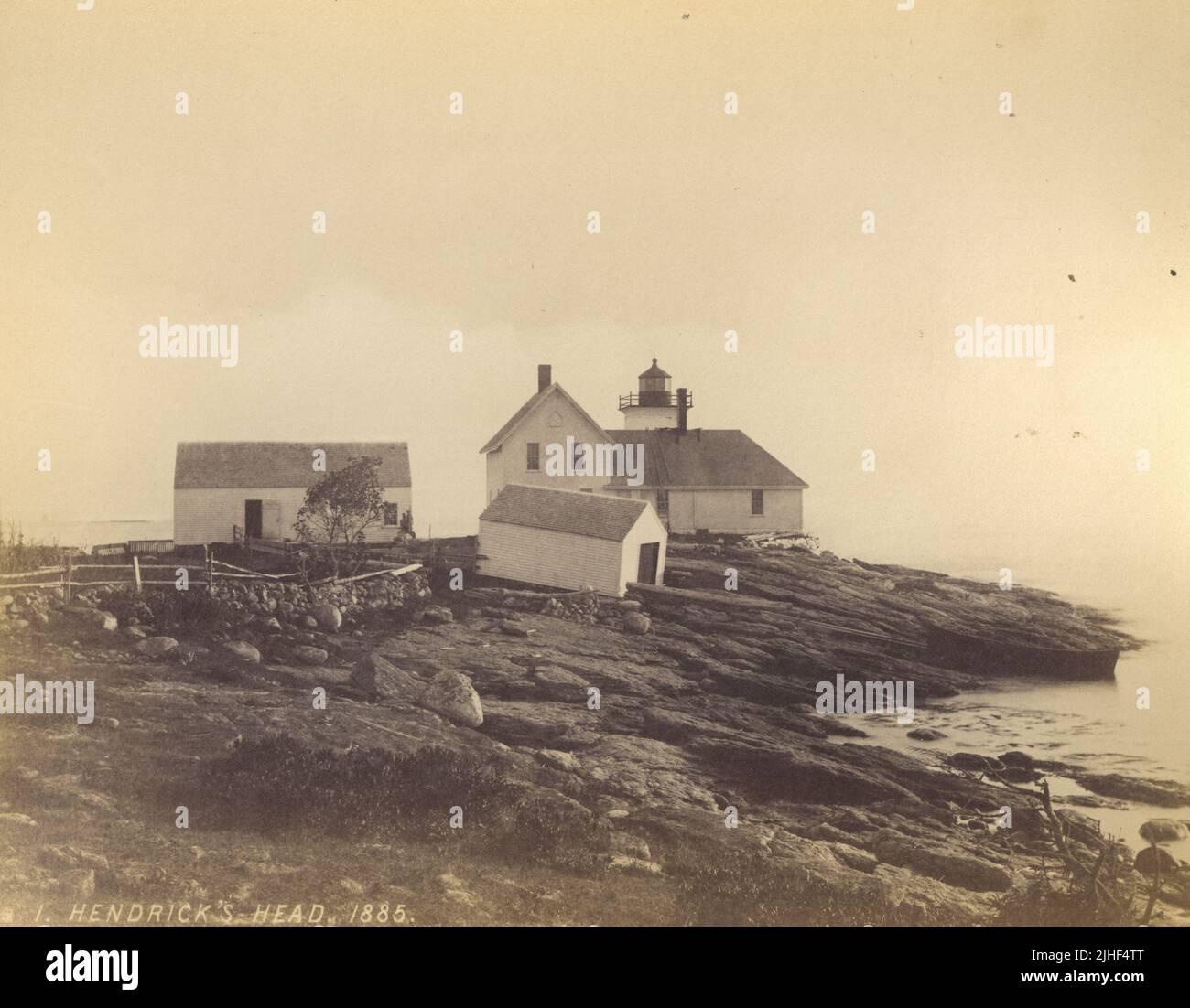 Hendricks Head -- Maine. Hendricks Head Light Station, Maine Stock ...
