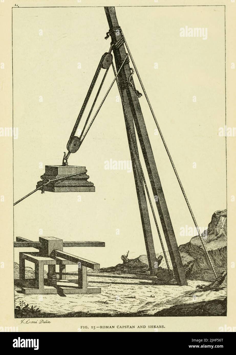 Hoisting stones hi-res stock photography and images - Alamy