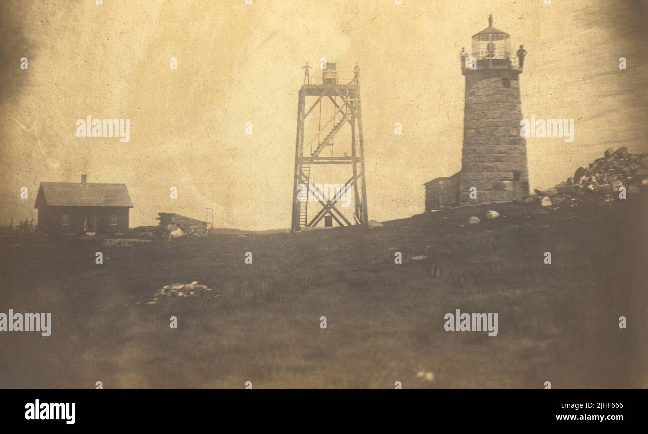 Libby Island -- Maine. Libby Island Light Station, Maine Stock Photo ...