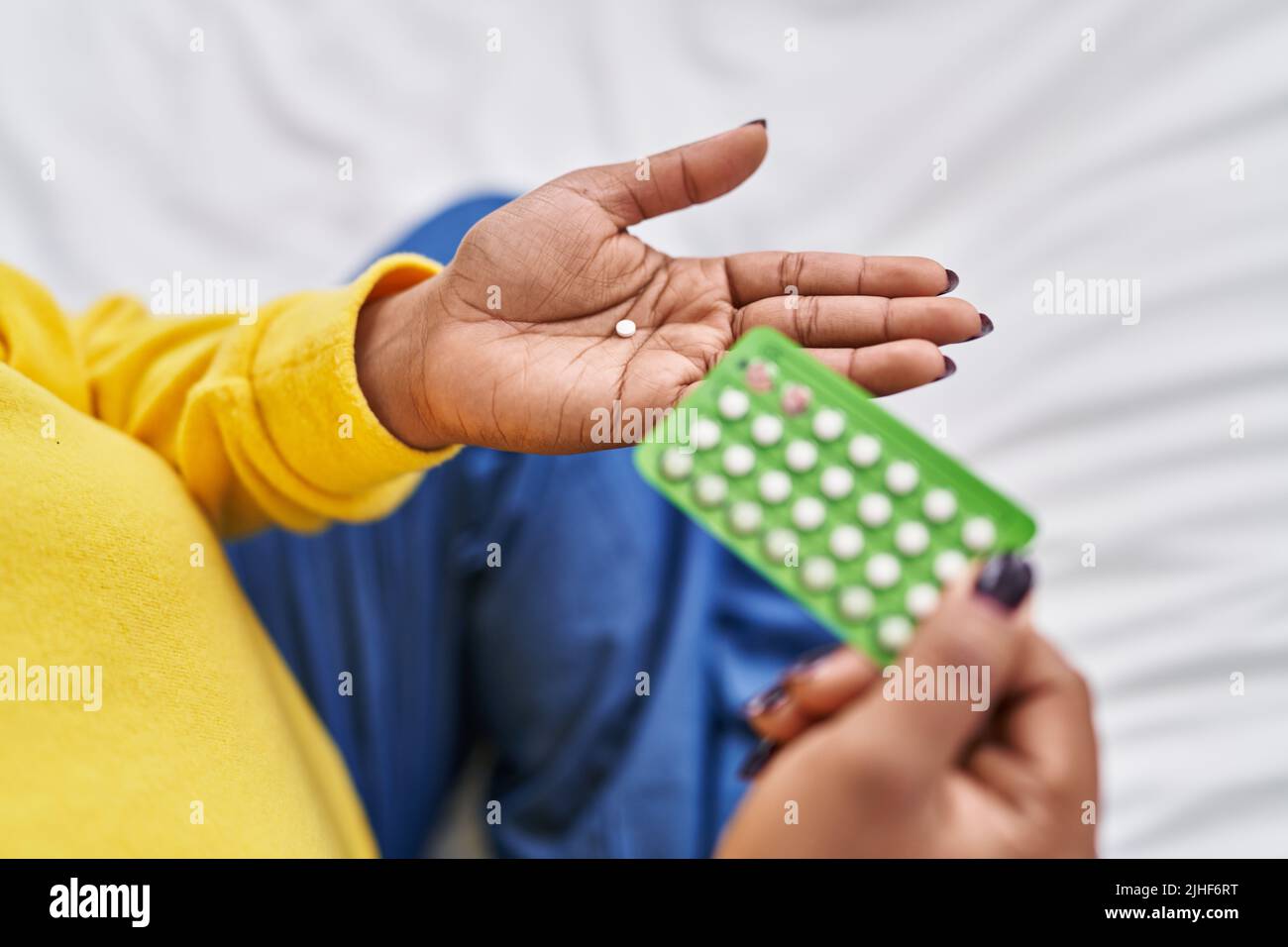 African american woman birth control hi-res stock photography and ...