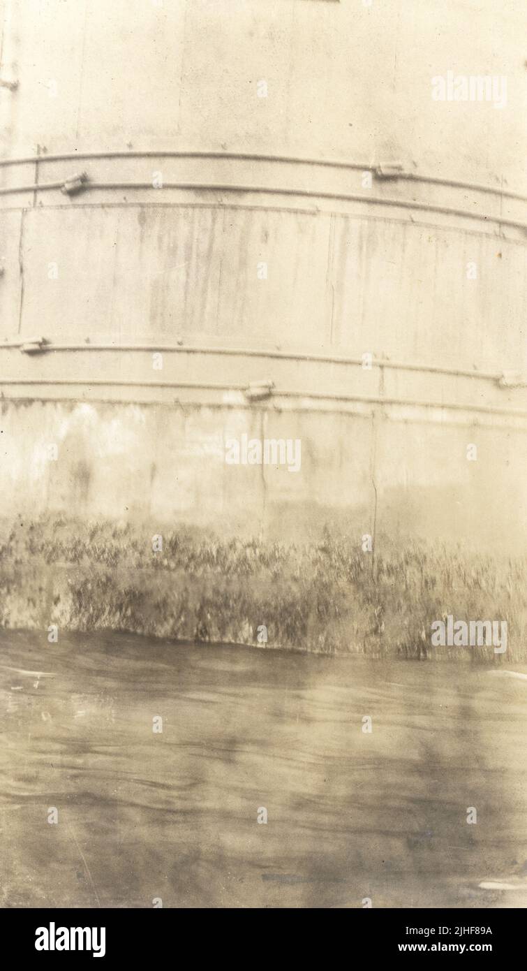 Lubec Channel -- Maine. View of NE side of cylinder, at low tide ...