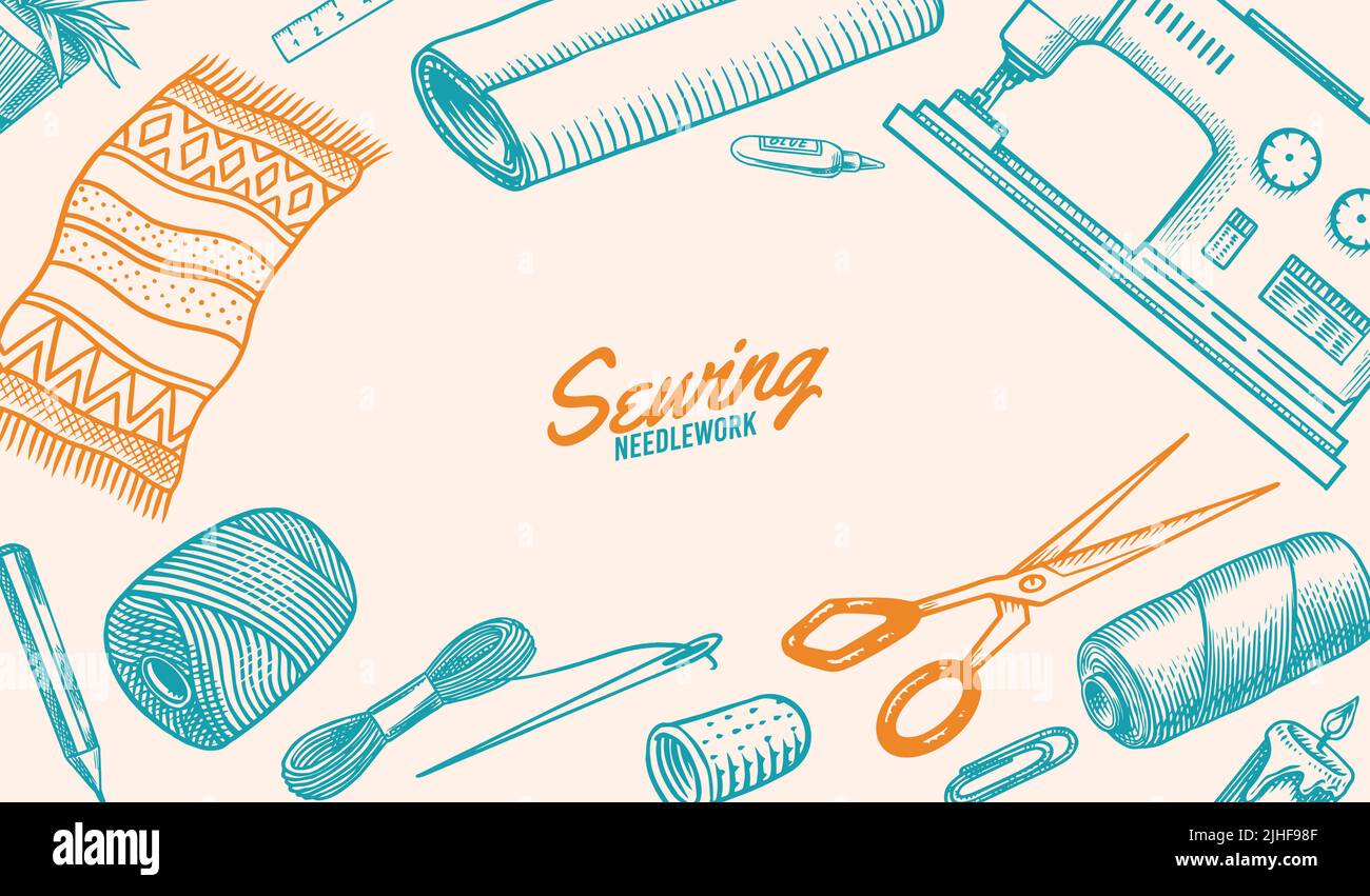 DIY Background. Hardware Shop concept. Glue, wood planks, sewing ...