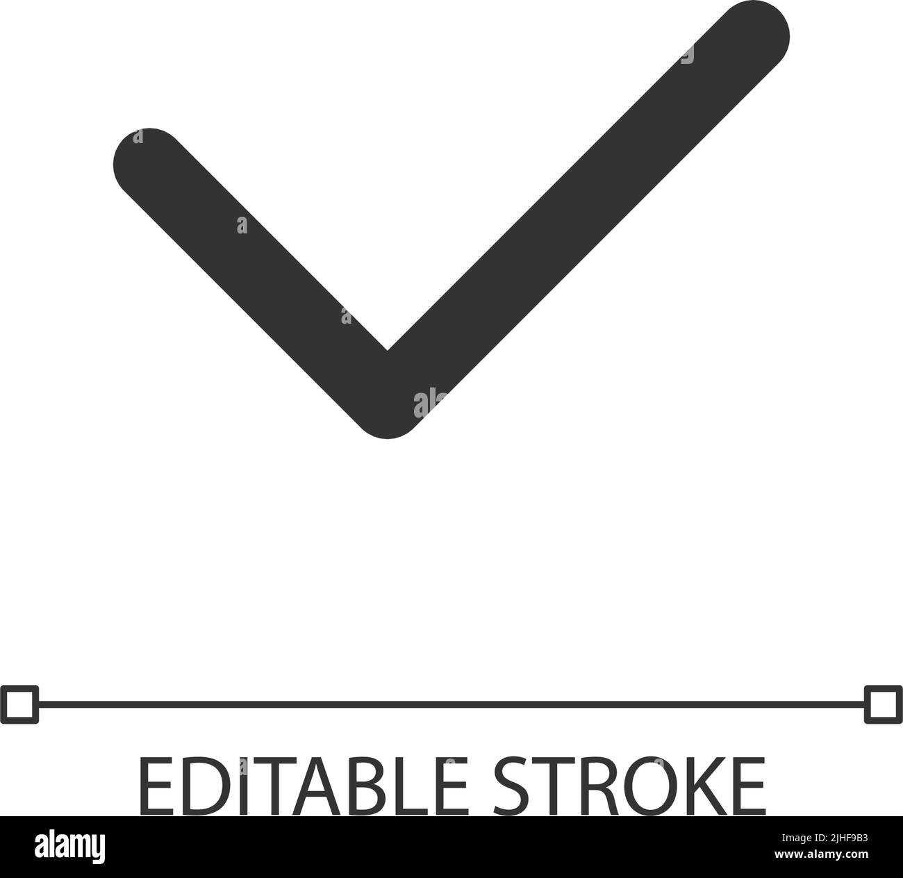 Check mark pixel perfect linear ui icon Stock Vector Image & Art - Alamy Check mark pixel perfect linear ui icon Stock Vector Image & Art - Alamy