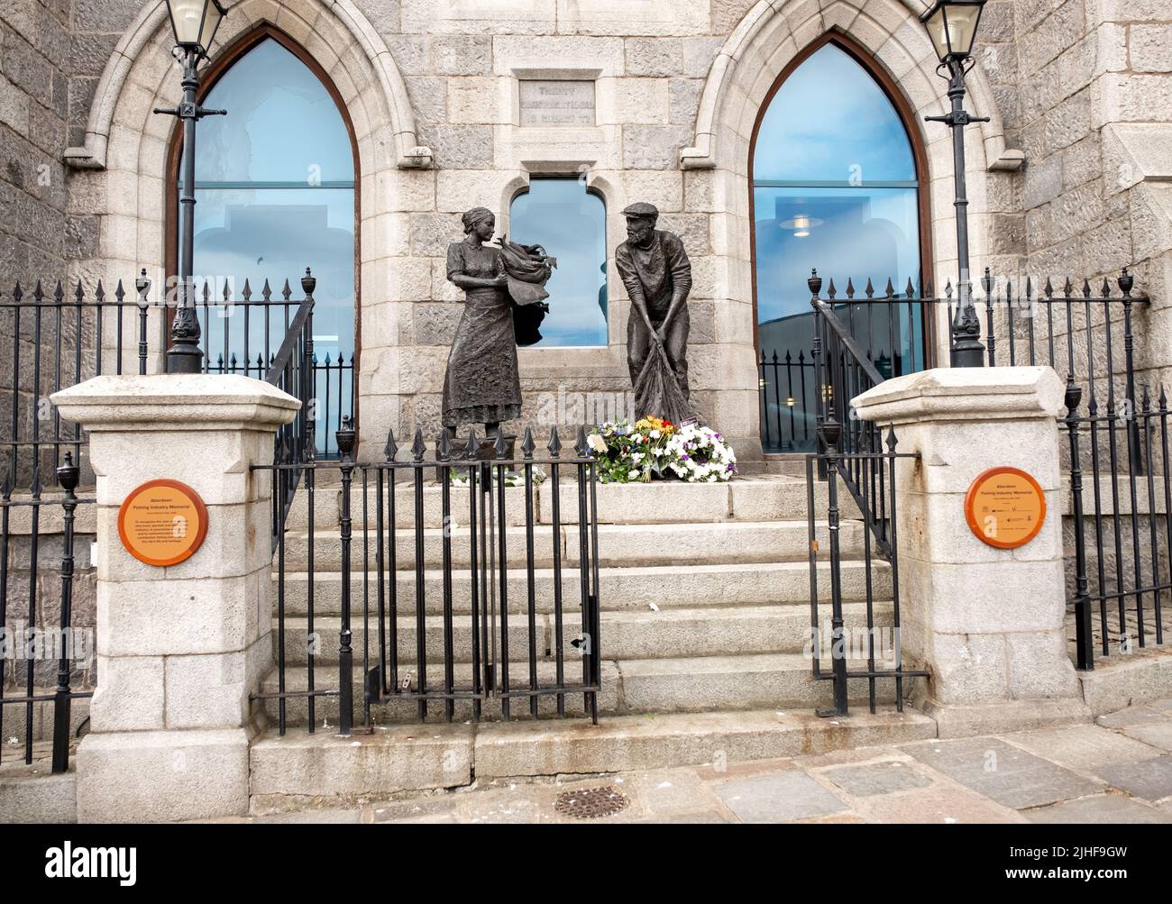 Aberdeen, Scotland, UK – June 26 2022. The Aberdeen Fishing Industry ...