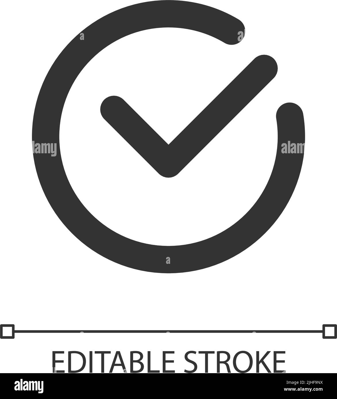 Accept button pixel perfect linear ui icon Stock Vector Image & Art - Alamy Accept button pixel perfect linear ui icon Stock Vector Image & Art - Alamy