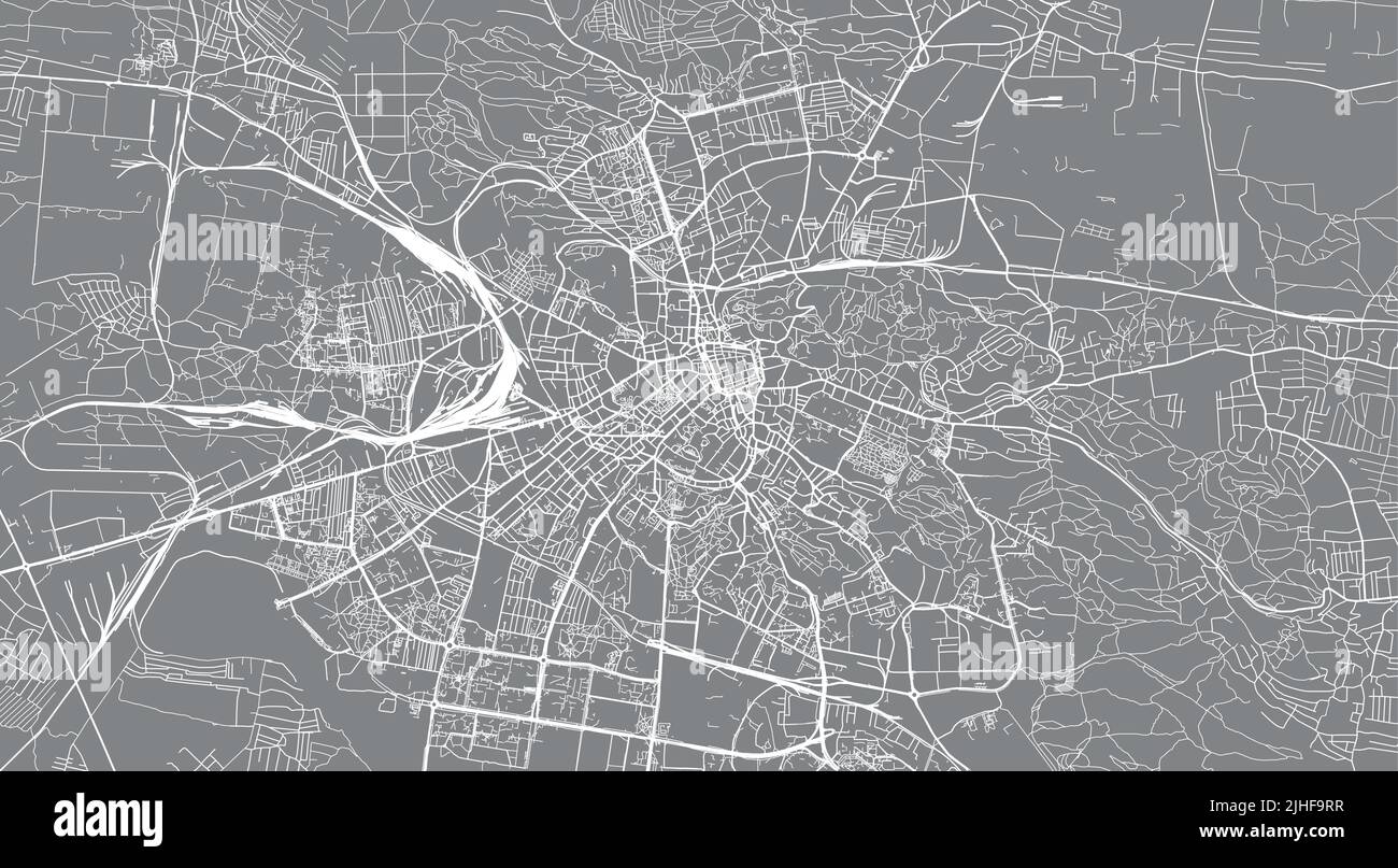 Urban vector city map of Lviv, Ukraine, Europe Stock Vector Image & Art ...