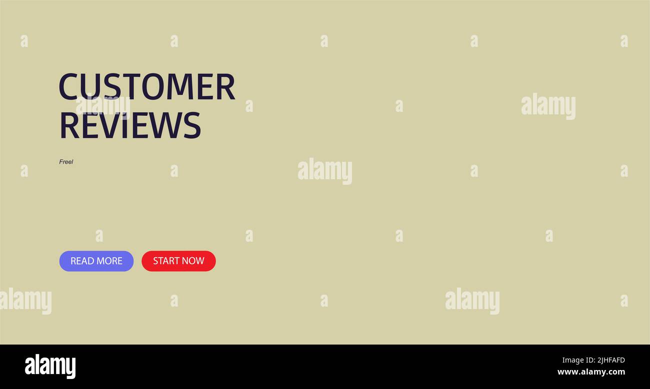 Customer review concept. Landing page. Vector illustration. Flat Stock ...