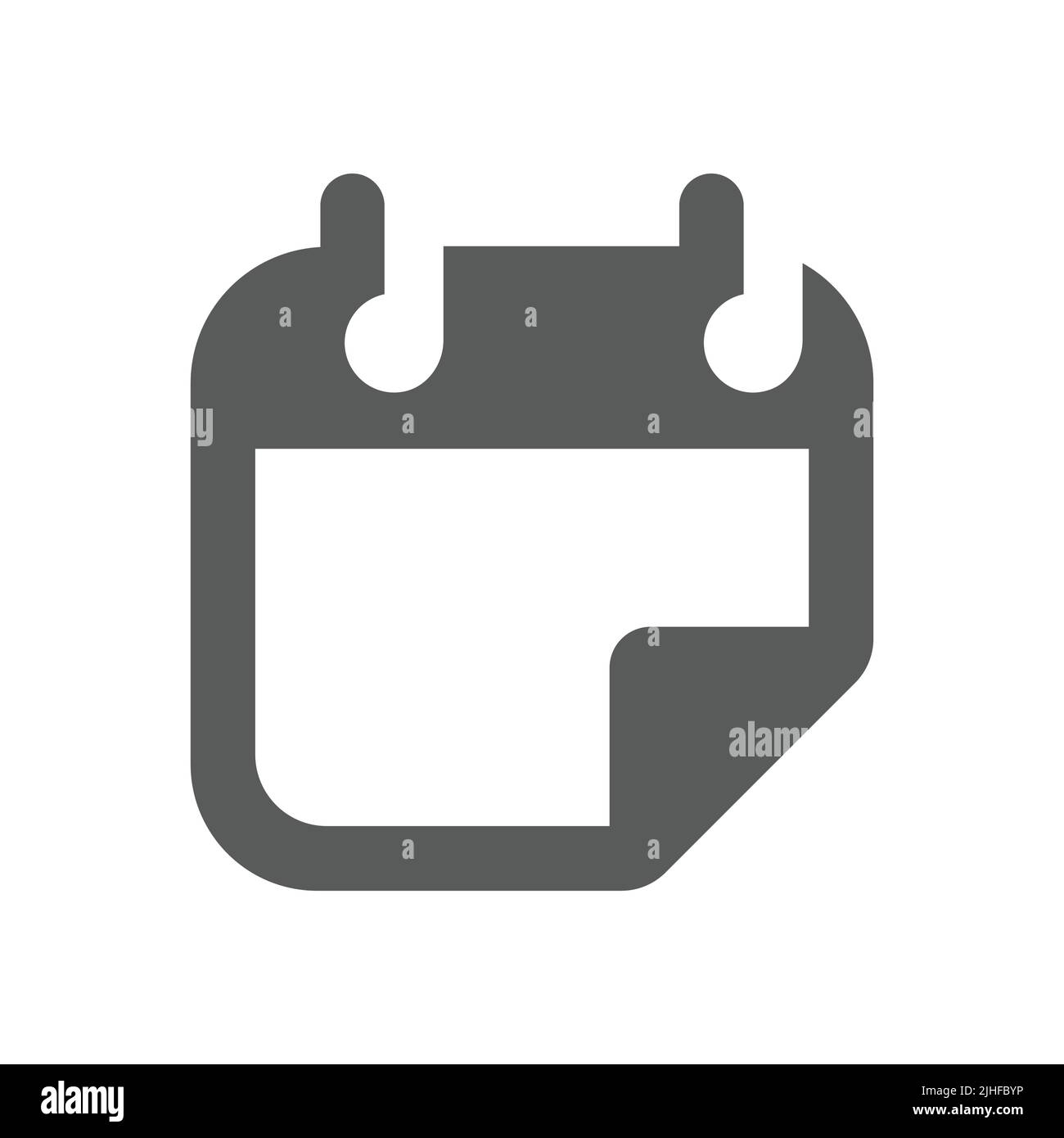 Calendar simple black vector icon. Date plan filled symbol Stock Vector ...