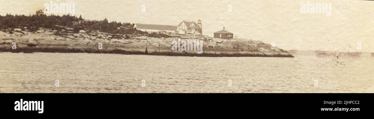 Maine - Whitehead. Whitehead Light Station, Maine Stock Photo - Alamy
