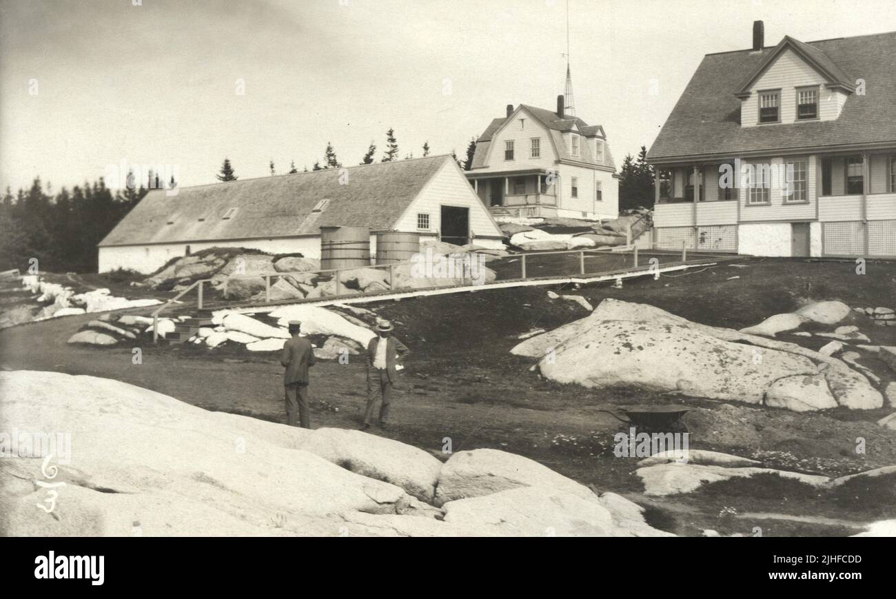 Maine - Whitehead. Lighthouse Keepers Dwellings, Station 6 (Whitehead ...