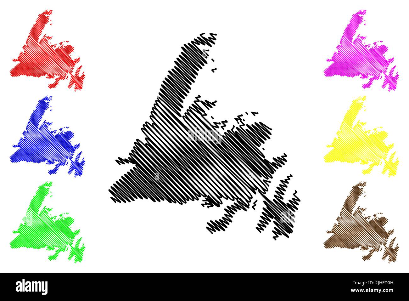 Newfoundland island (Canada, Newfoundland and Labrador Province, North ...