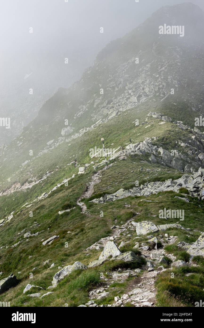 Hiking path on ridge hi-res stock photography and images - Alamy