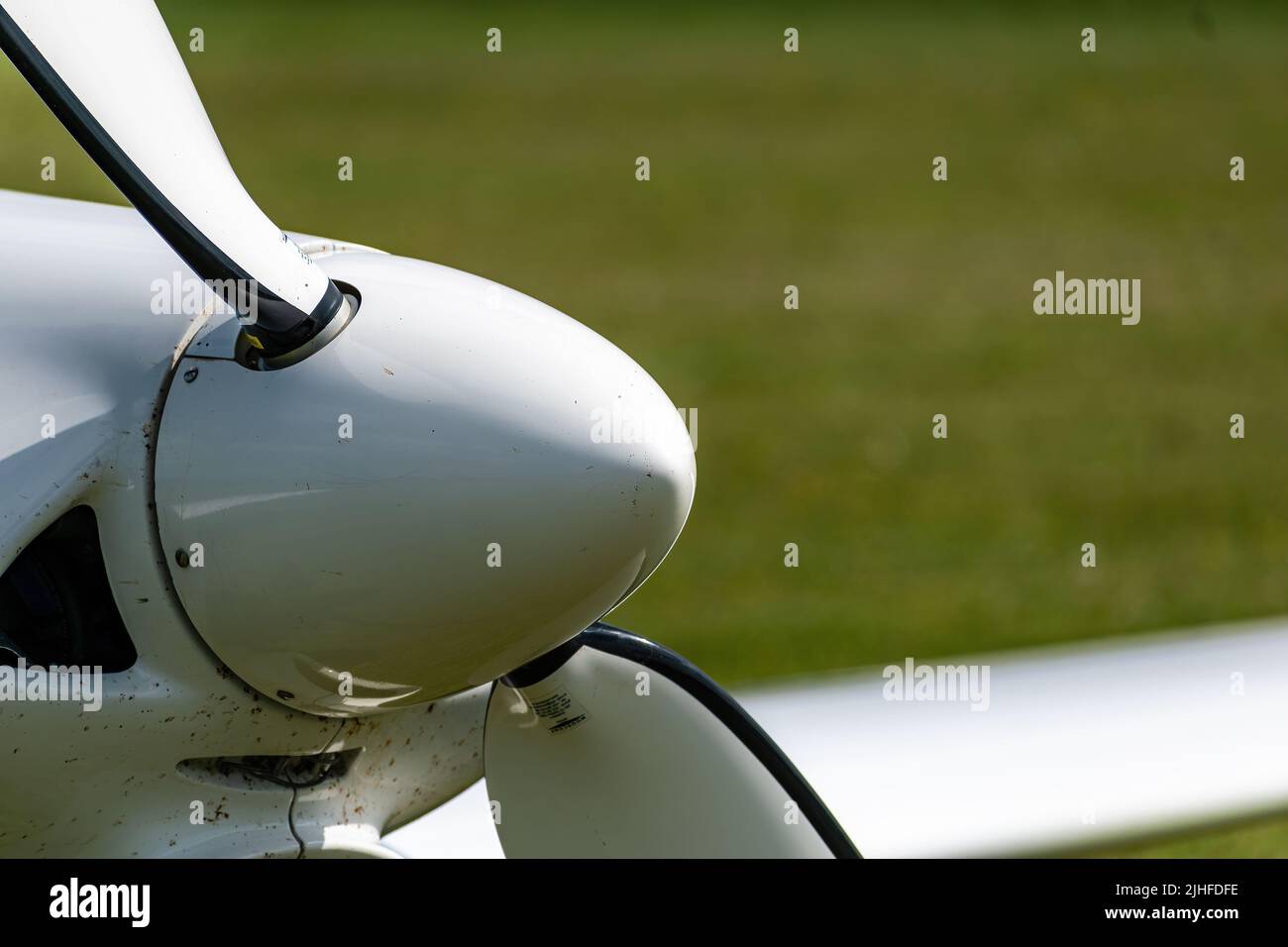 Breclav, Czech Republic - July 02, 2022 Aviation Day. Detail of the ...