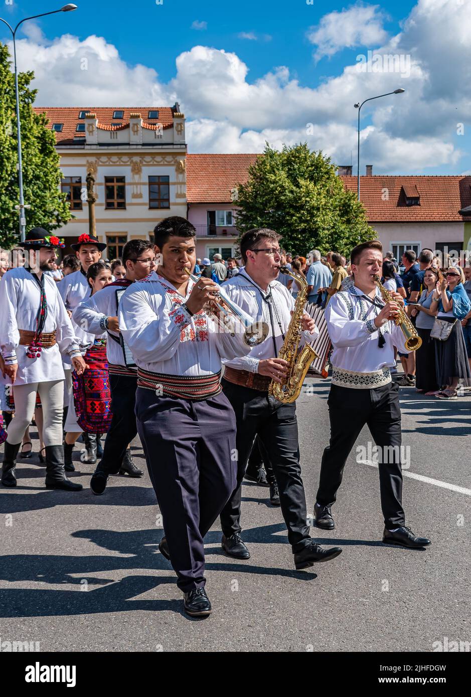 Straznice, Czech Republic - June 25, 2022 International Folklore ...