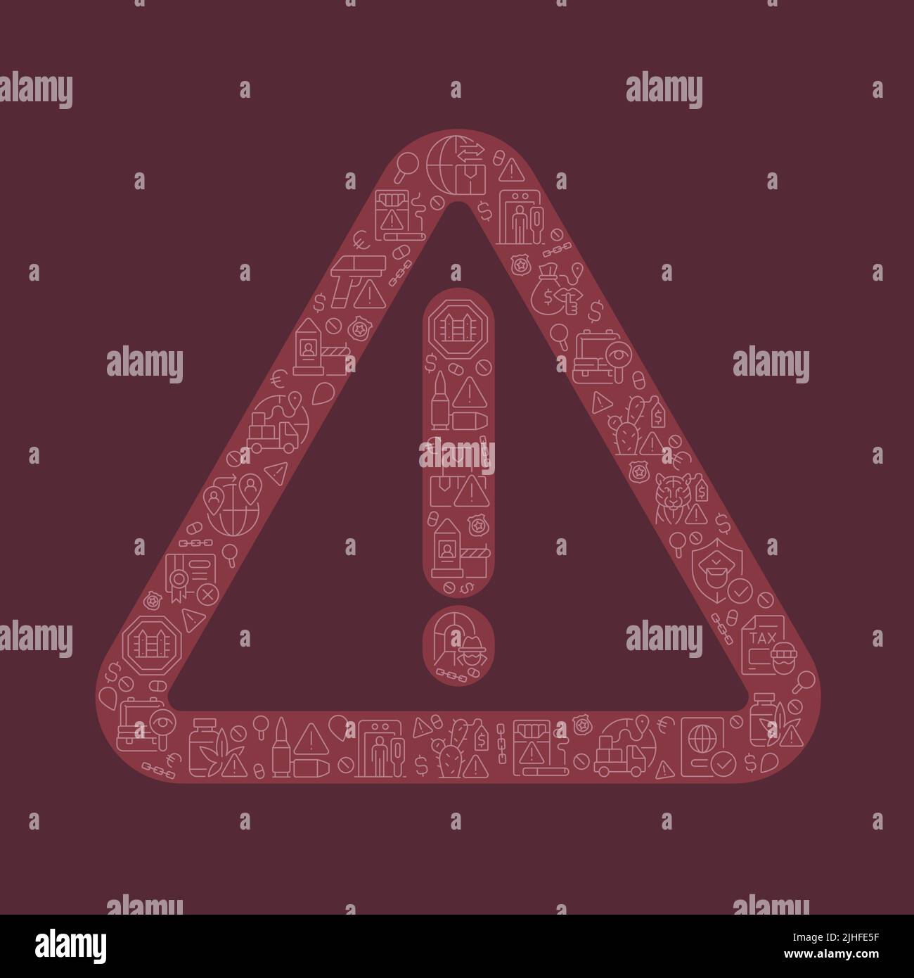 Smuggling pixel perfect shaped concept filled with editable linear ... Smuggling pixel perfect shaped concept filled with editable linear ...