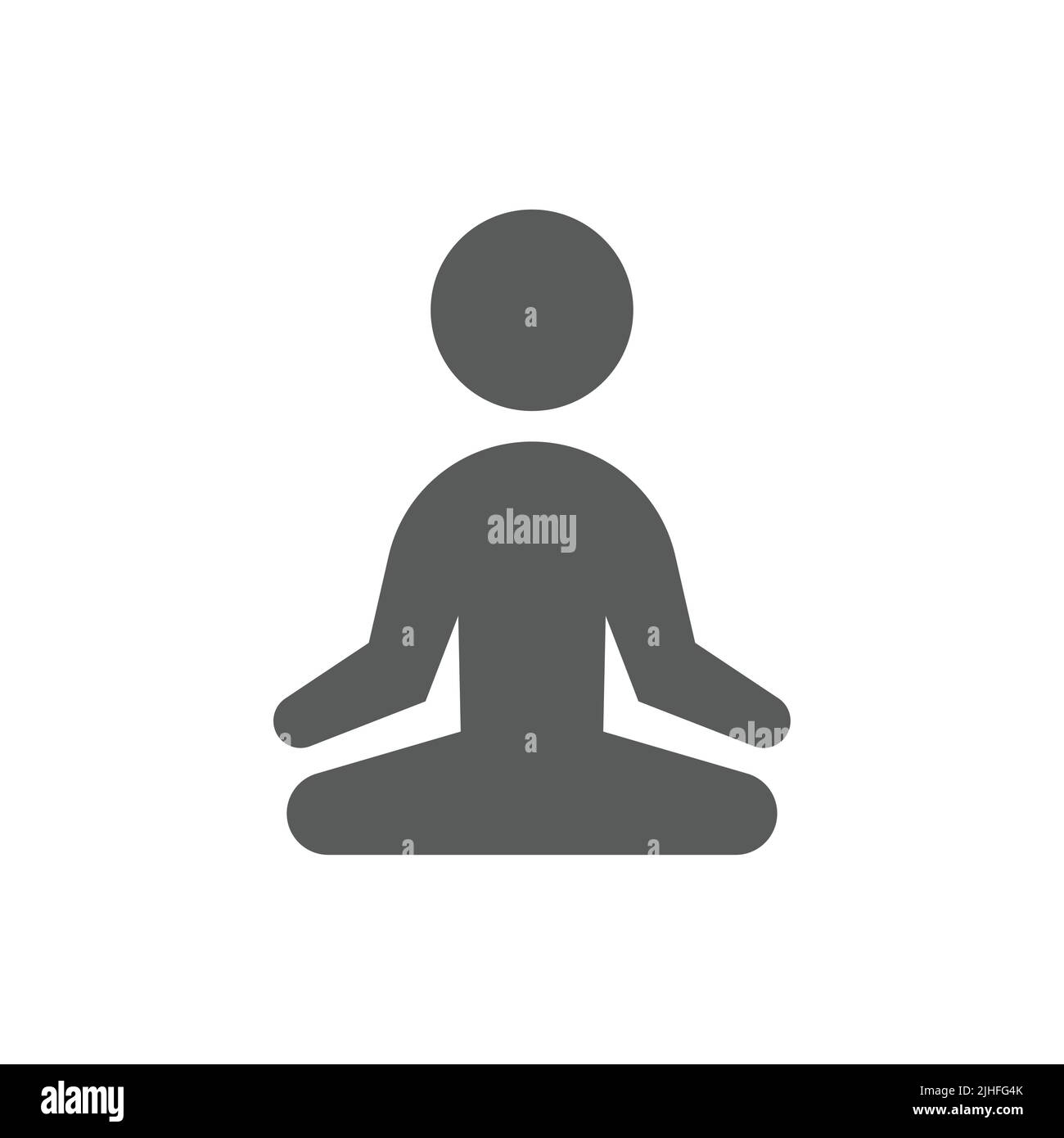 Lotus pose symbol hi-res stock photography and images - Alamy
