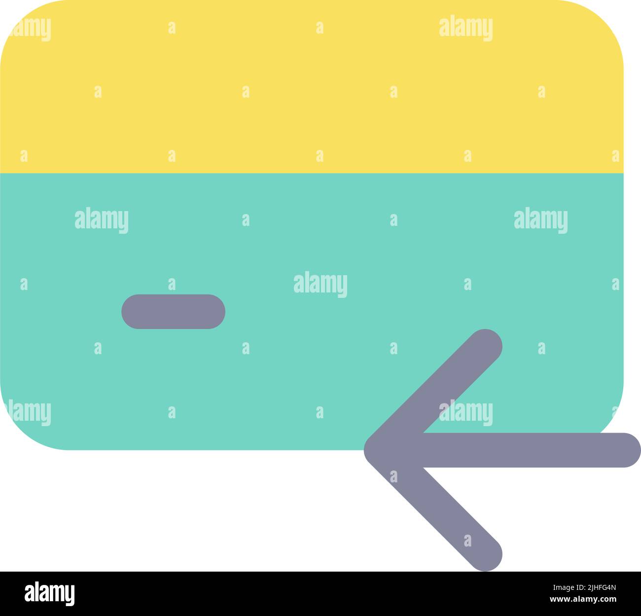 Electronic money refund flat color ui icon Stock Vector Image & Art - Alamy