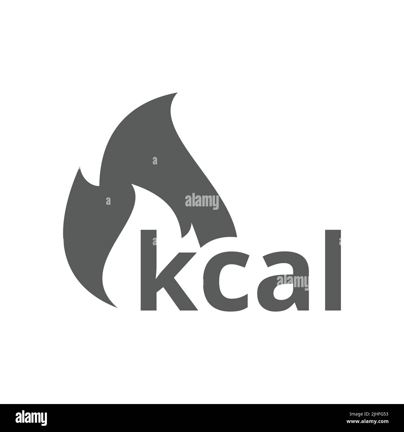 Burning calories black vector icon. Kcal burn simple filled symbol ...