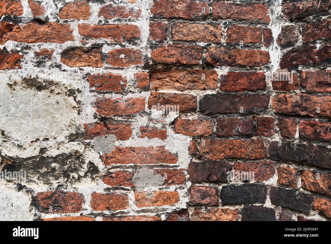 Decay brick wall surface background Stock Photo - Alamy