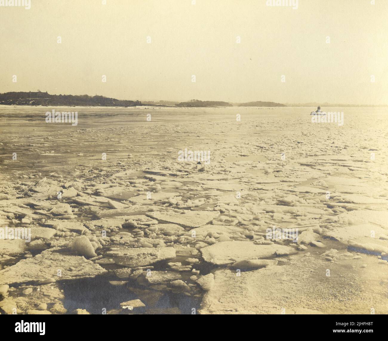 Massachusetts - Cape Cod. Cape Cod Canal Approach. Ice Condition ...
