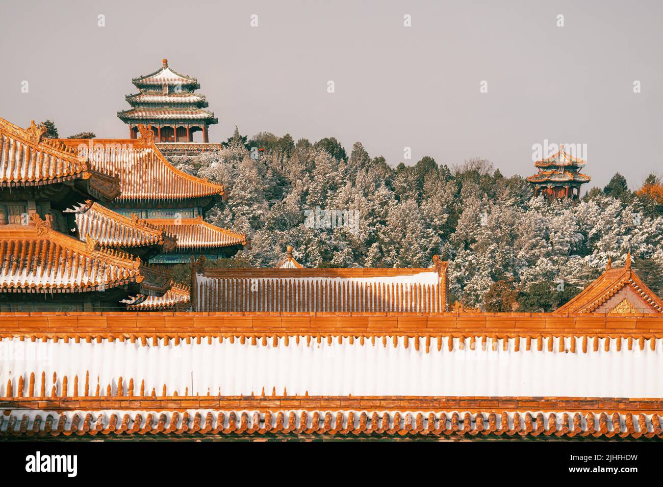 beautiful architecture in the city of china Stock Photo - Alamy